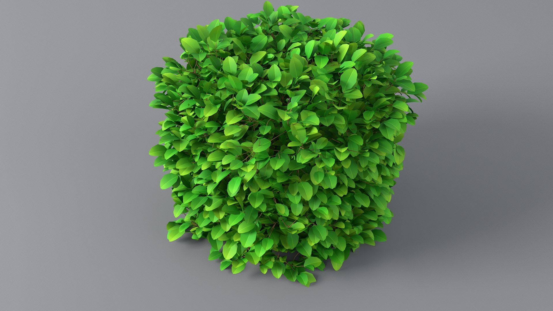Cartoon Bush 07 3D Model - TurboSquid 1941425