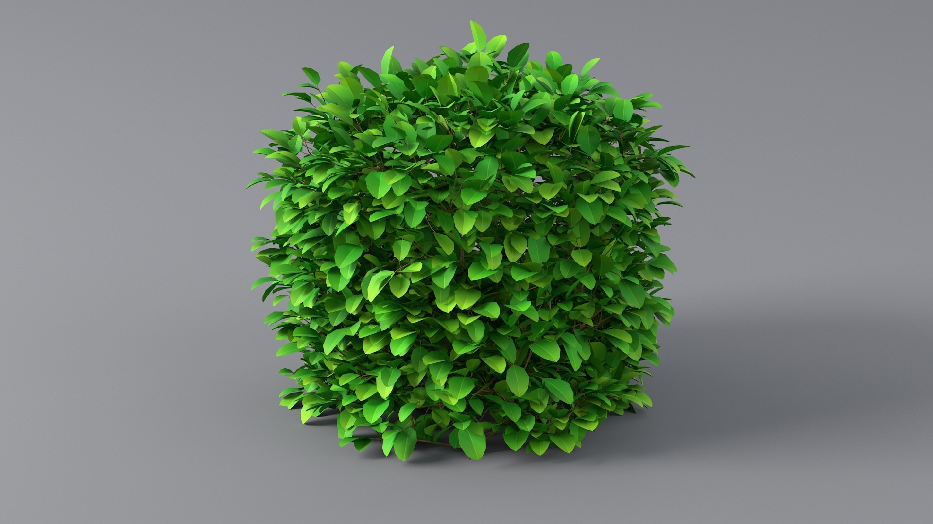Cartoon Bush 07 3D Model - TurboSquid 1941425