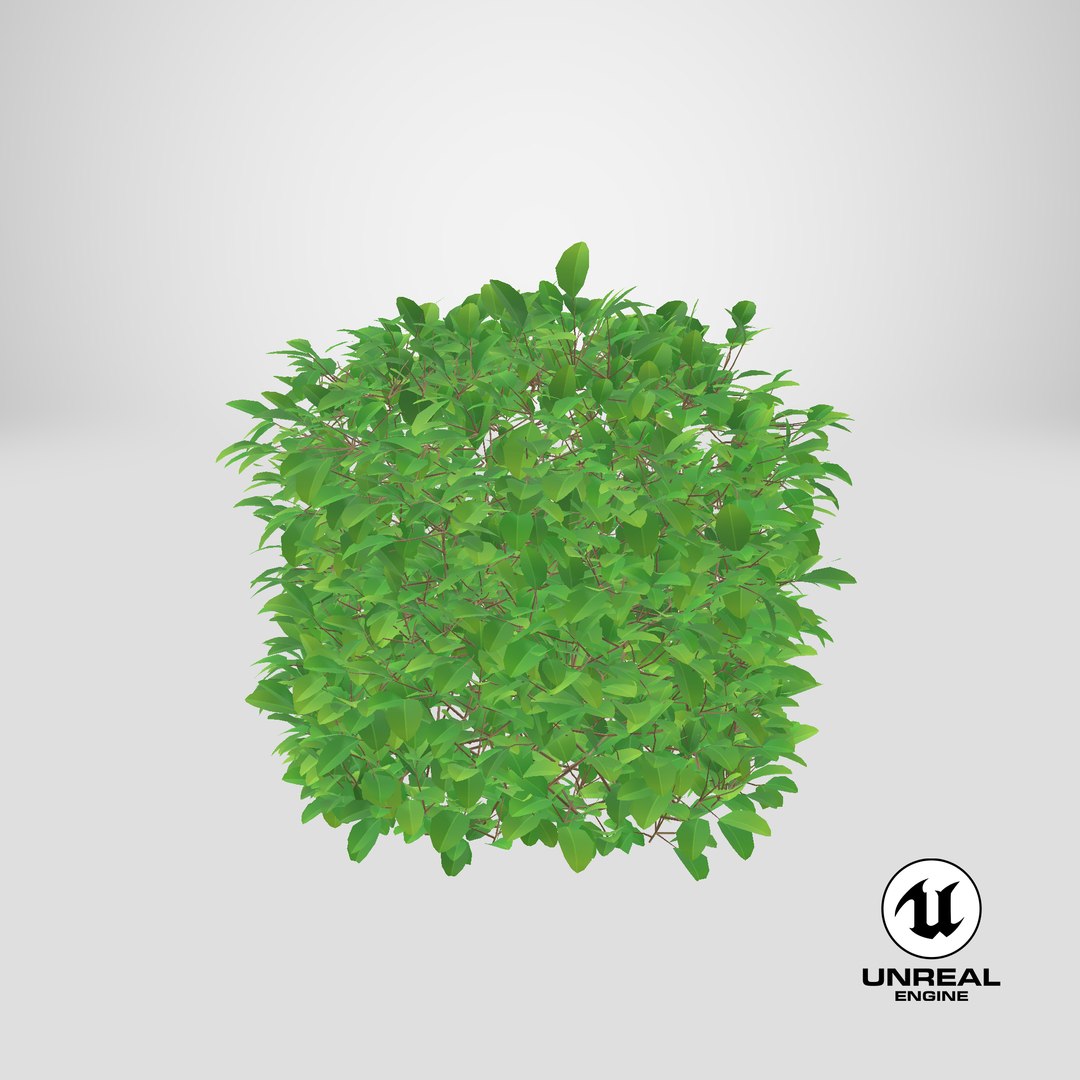 Cartoon Bush 07 3D Model - TurboSquid 1941425