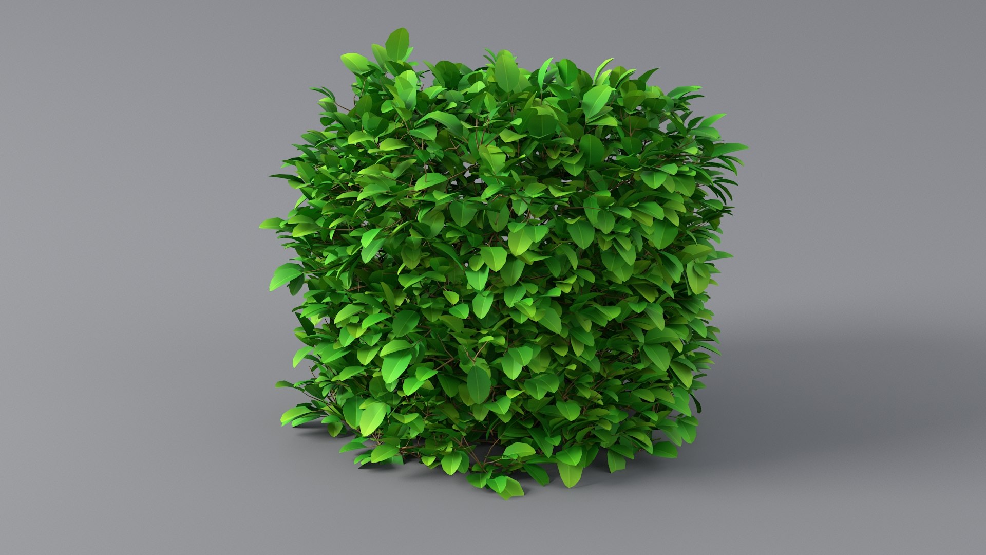 Cartoon Bush 07 3D Model - TurboSquid 1941425