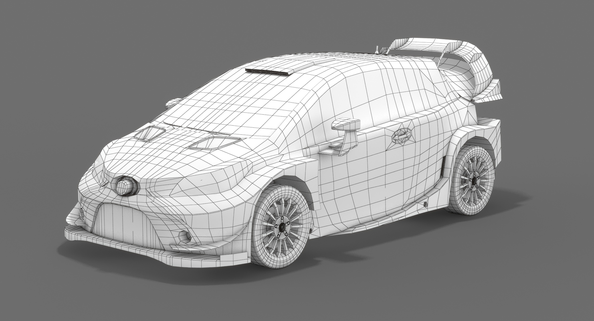 Low-poly Toyota Yaris Wrc 3D Model - TurboSquid 1166420