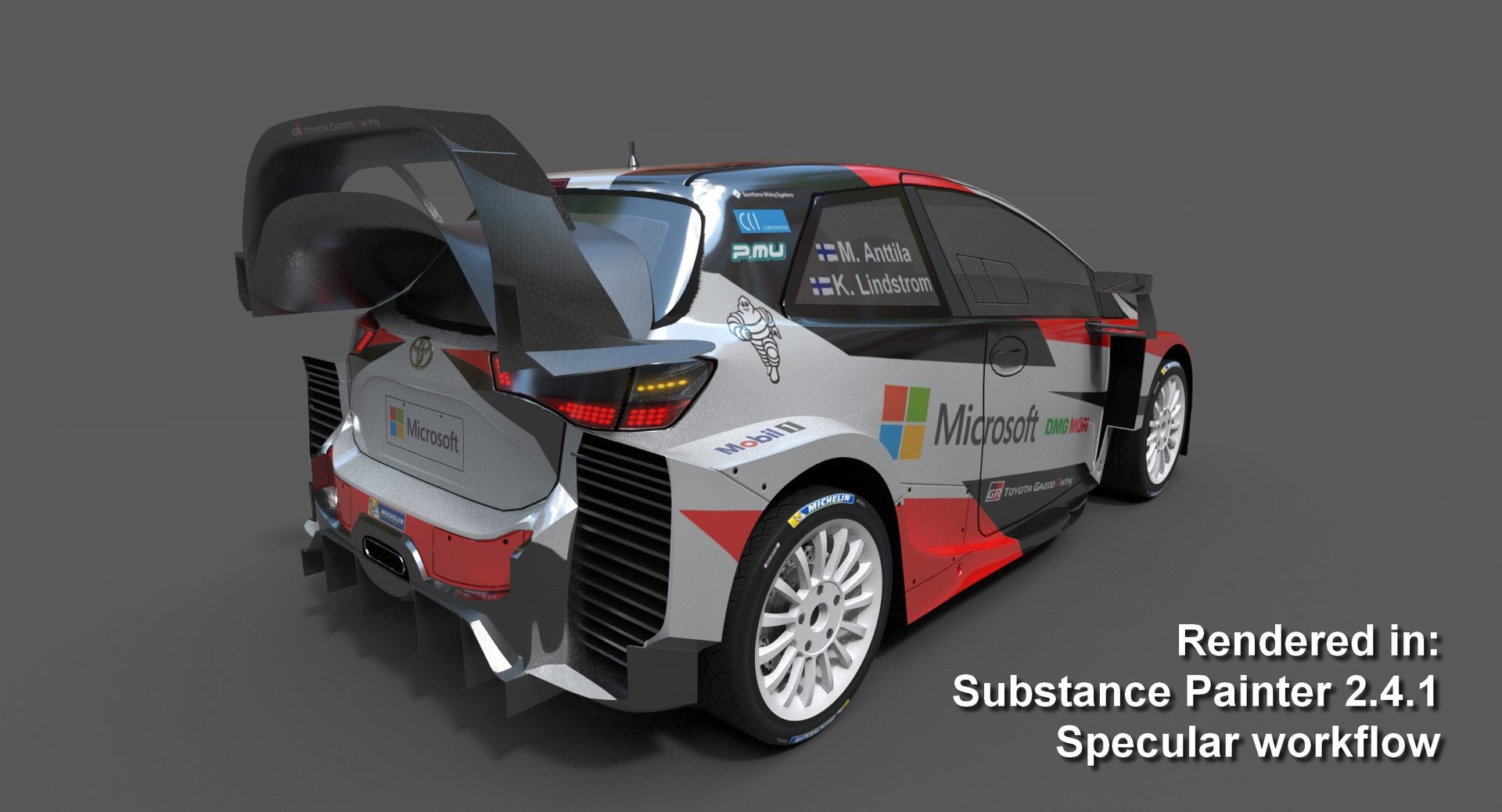 Low-poly Toyota Yaris Wrc 3D Model - TurboSquid 1166420