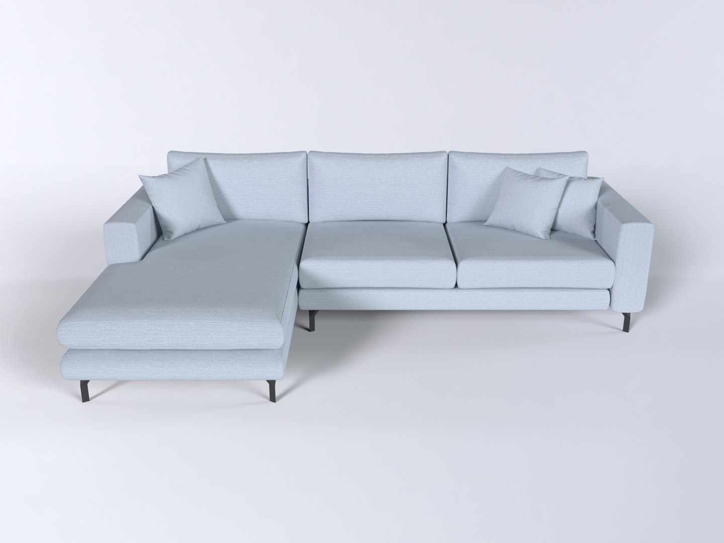 Sectional Sofa Raf Sofa Chaise 3D Model - TurboSquid 1941441