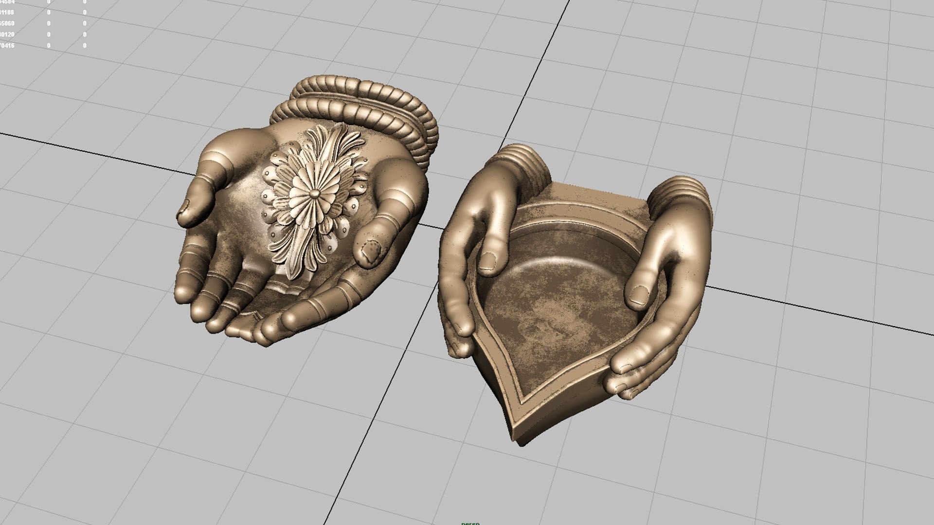 3D Hand Oil Lamp - TurboSquid 2000441