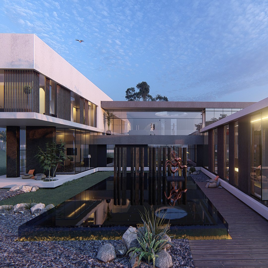 3D modern beach villa - TurboSquid 1679788