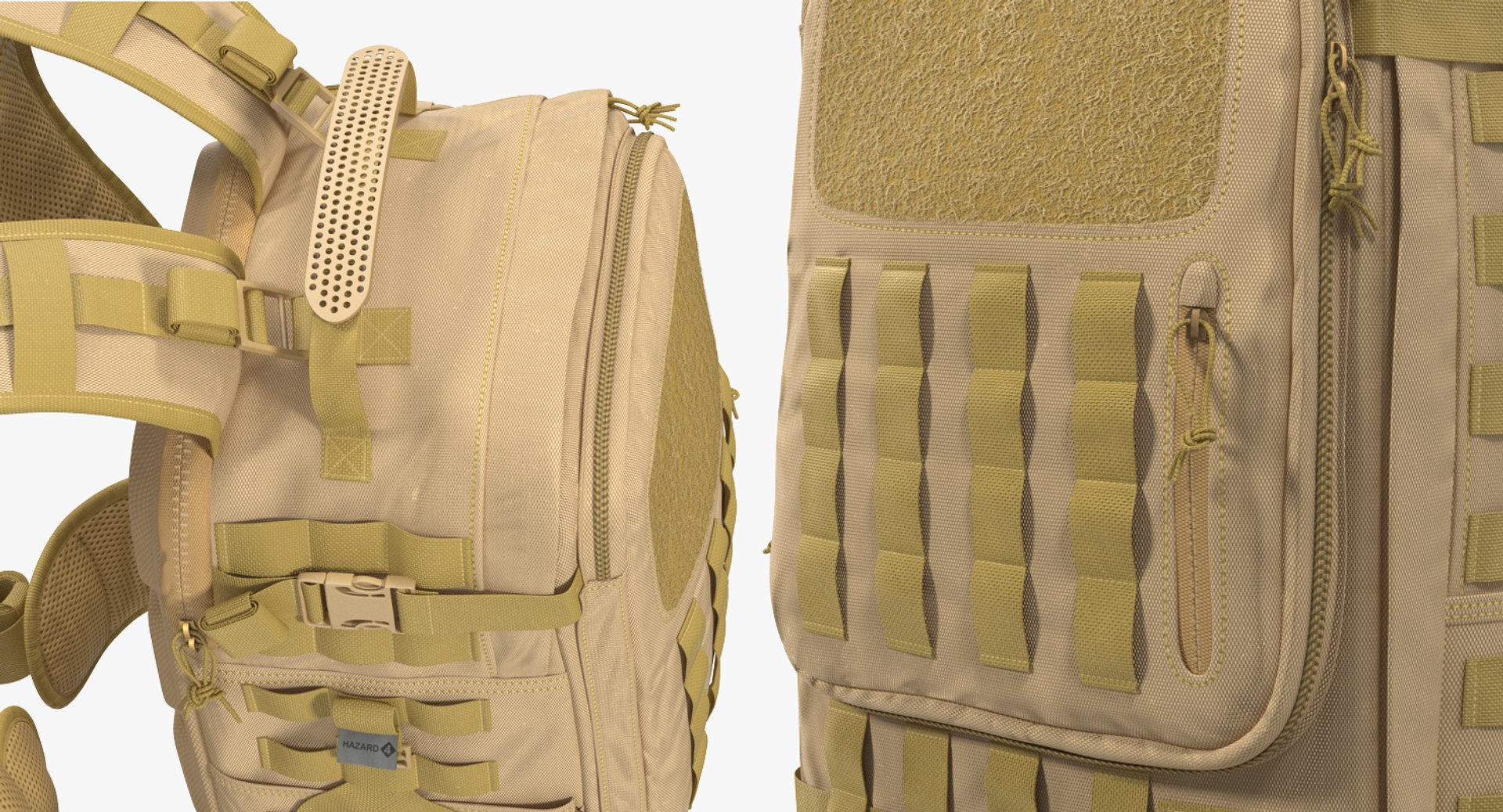 3D Tactical Backpack With MOLLE System - TurboSquid 2403235