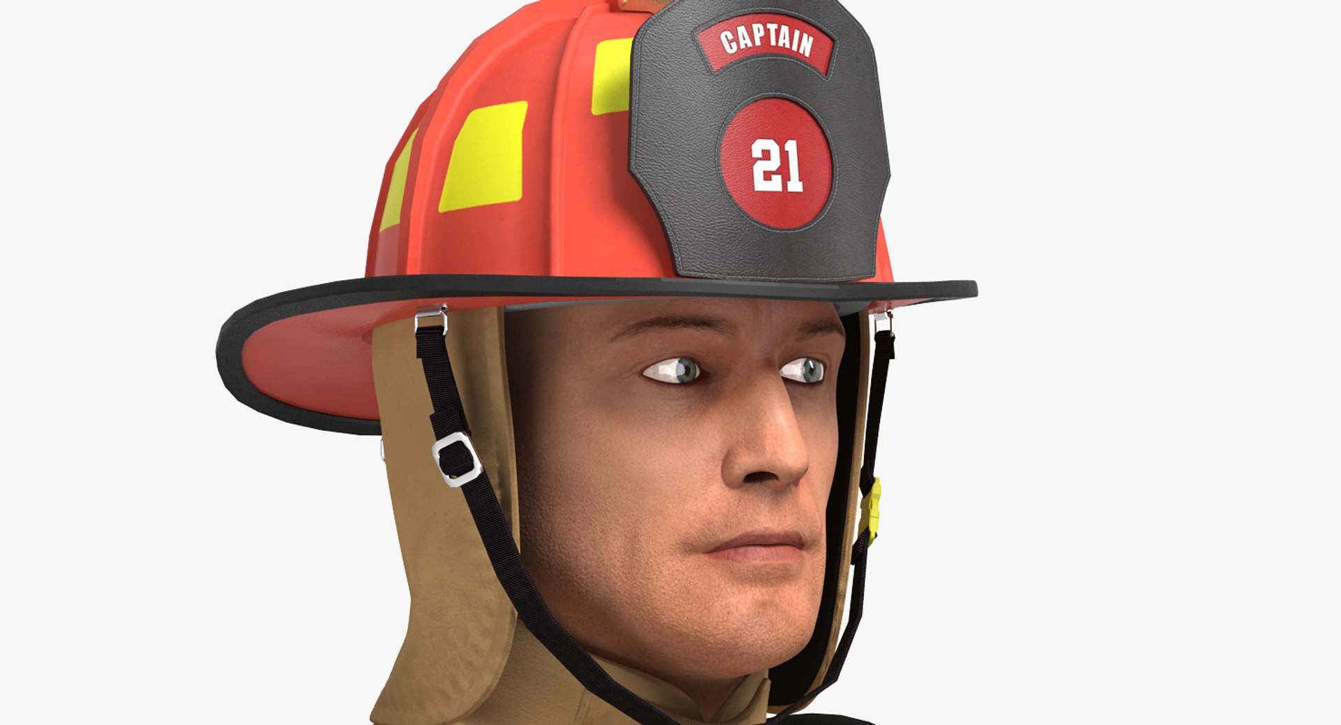 3D Model Firefighter Standing Pose - TurboSquid 1156699