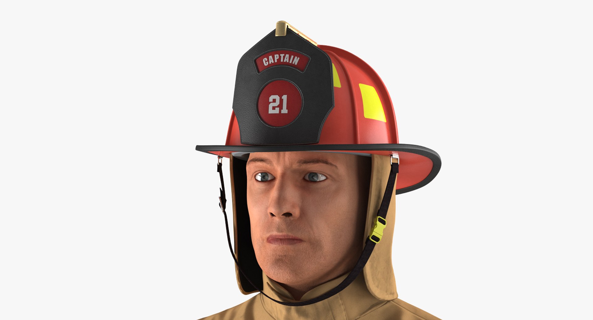 3D Model Firefighter Standing Pose - TurboSquid 1156699