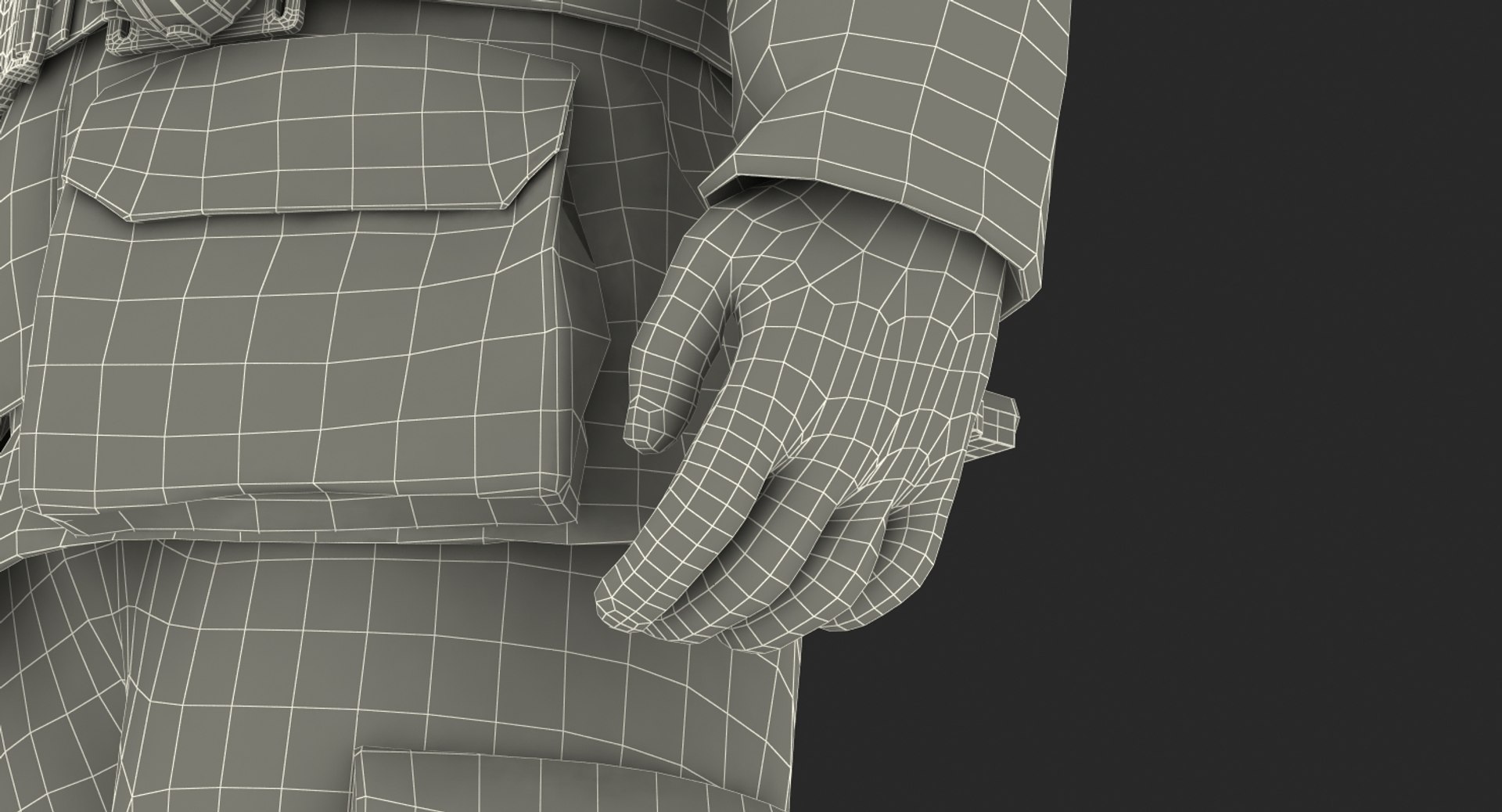 3D model firefighter standing pose - TurboSquid 1156699