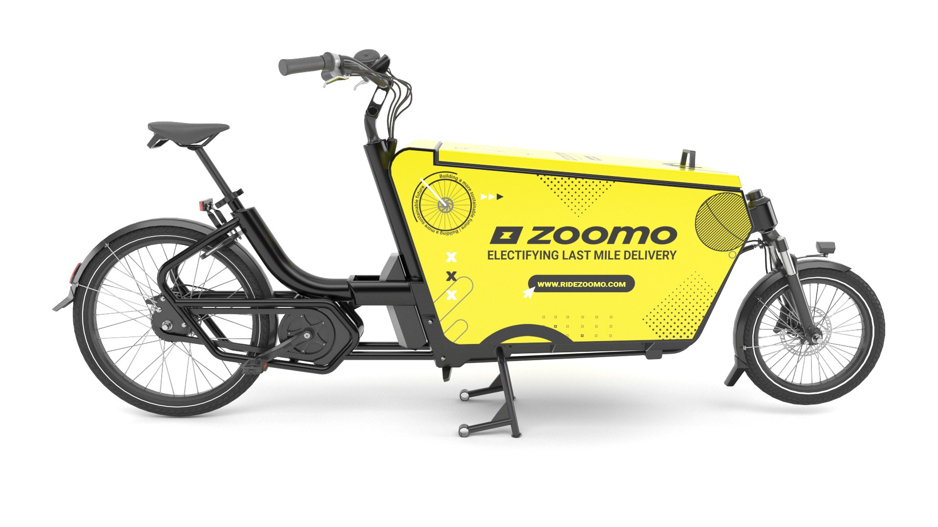 Zoomo Cargo bike 3D - TurboSquid 2119663