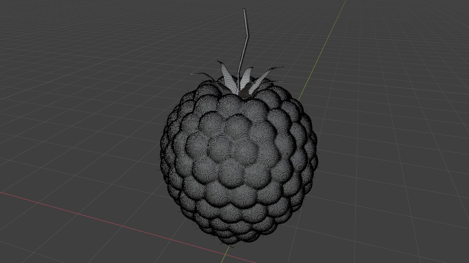 3D Raspberry Model - TurboSquid 1922481