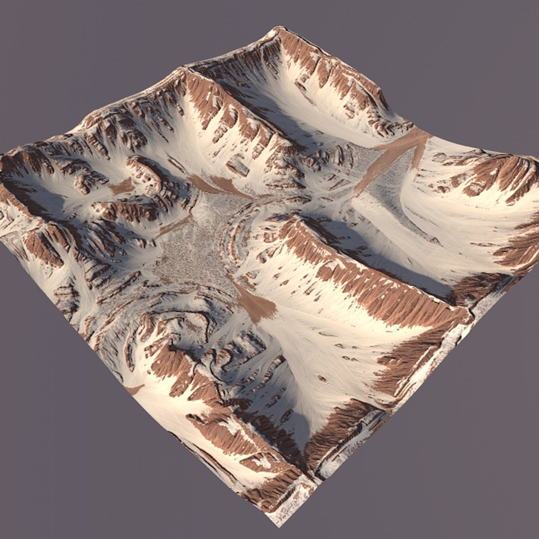 3d 3ds Mountain Games Maps