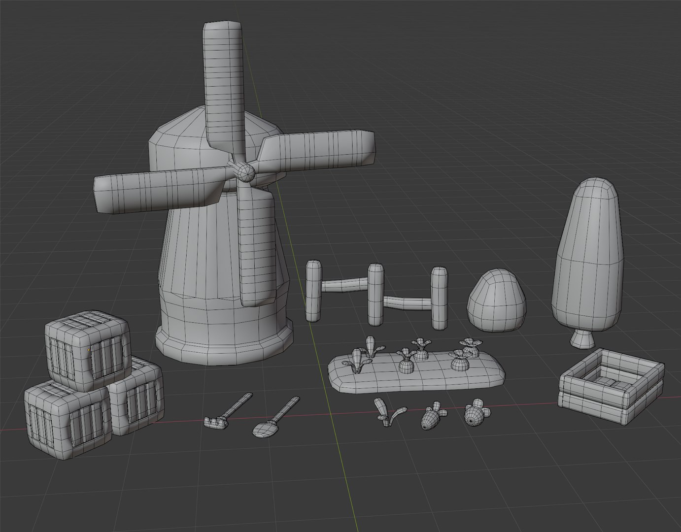 3D model Cartoon Farm Pack - TurboSquid 2078665