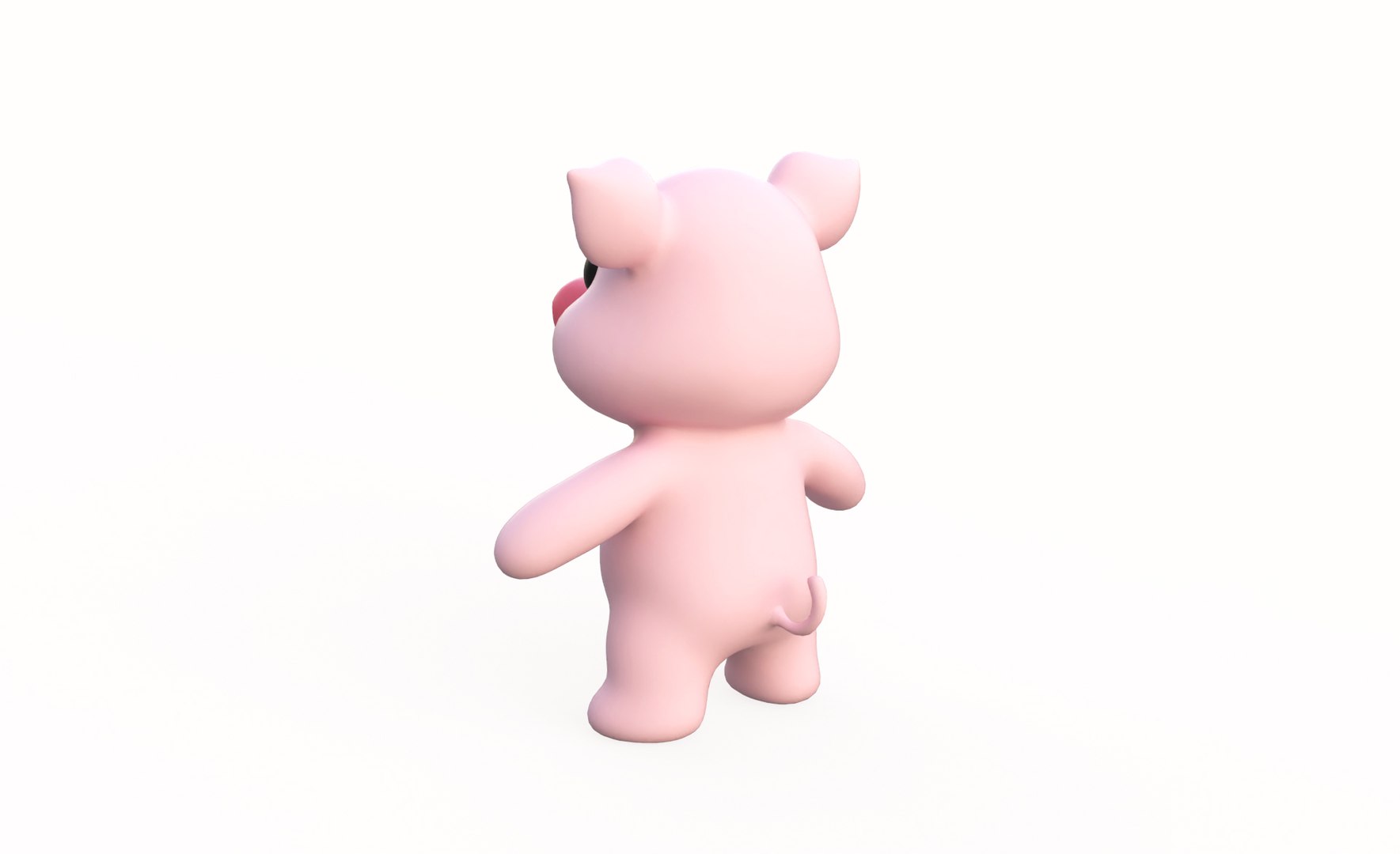 Little Animal Baby - Pig Cute - Animated Model - TurboSquid 2283500