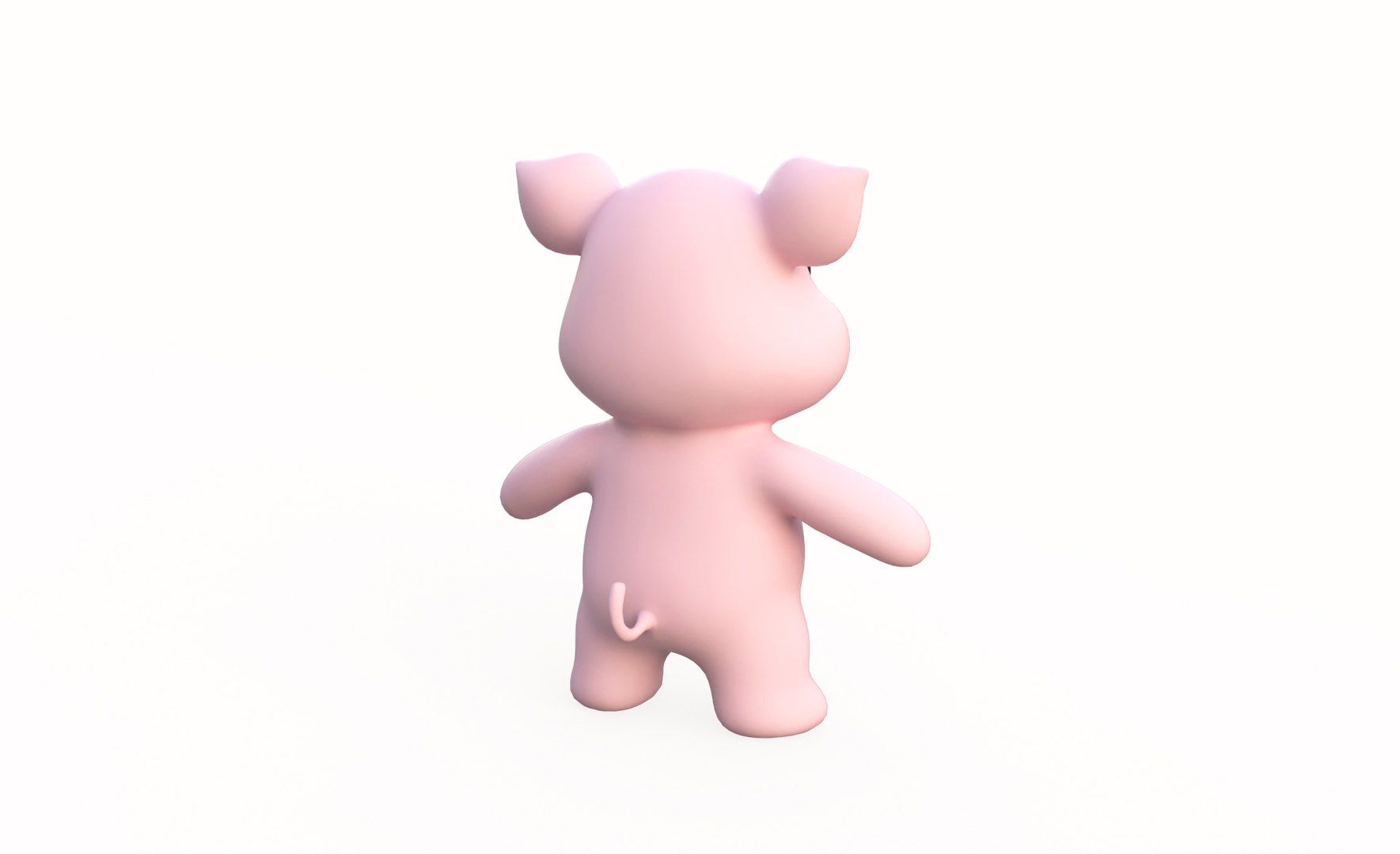 Little Animal Baby - Pig Cute - Animated Model - TurboSquid 2283500