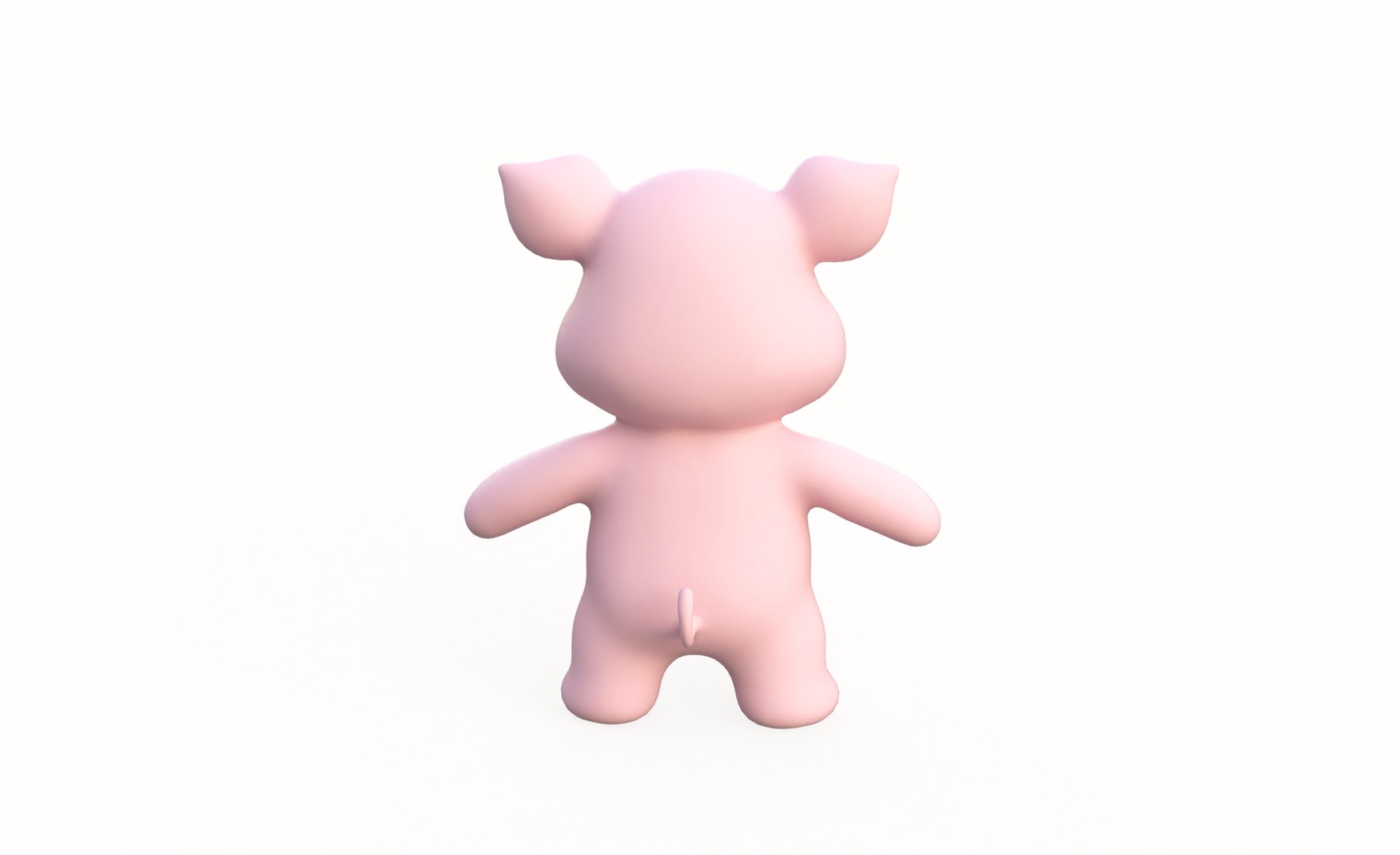 Little Animal Baby - Pig Cute - Animated Model - TurboSquid 2283500