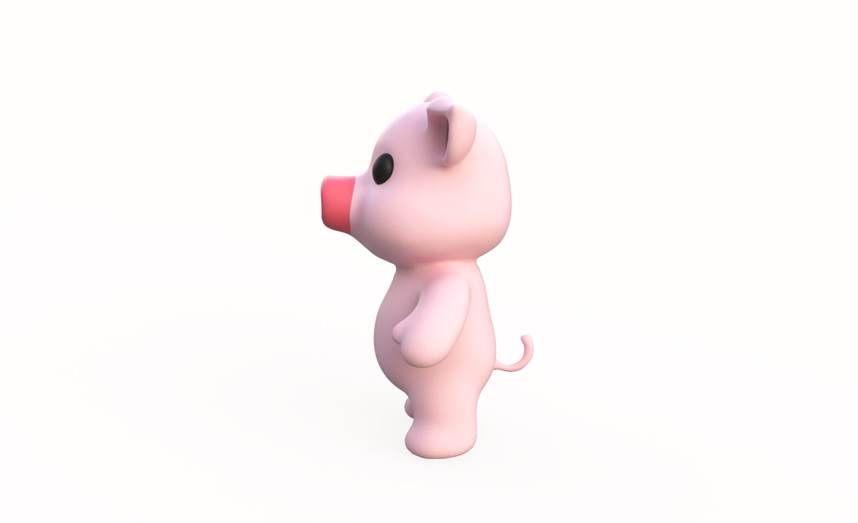 Little Animal Baby - Pig Cute - Animated Model - TurboSquid 2283500