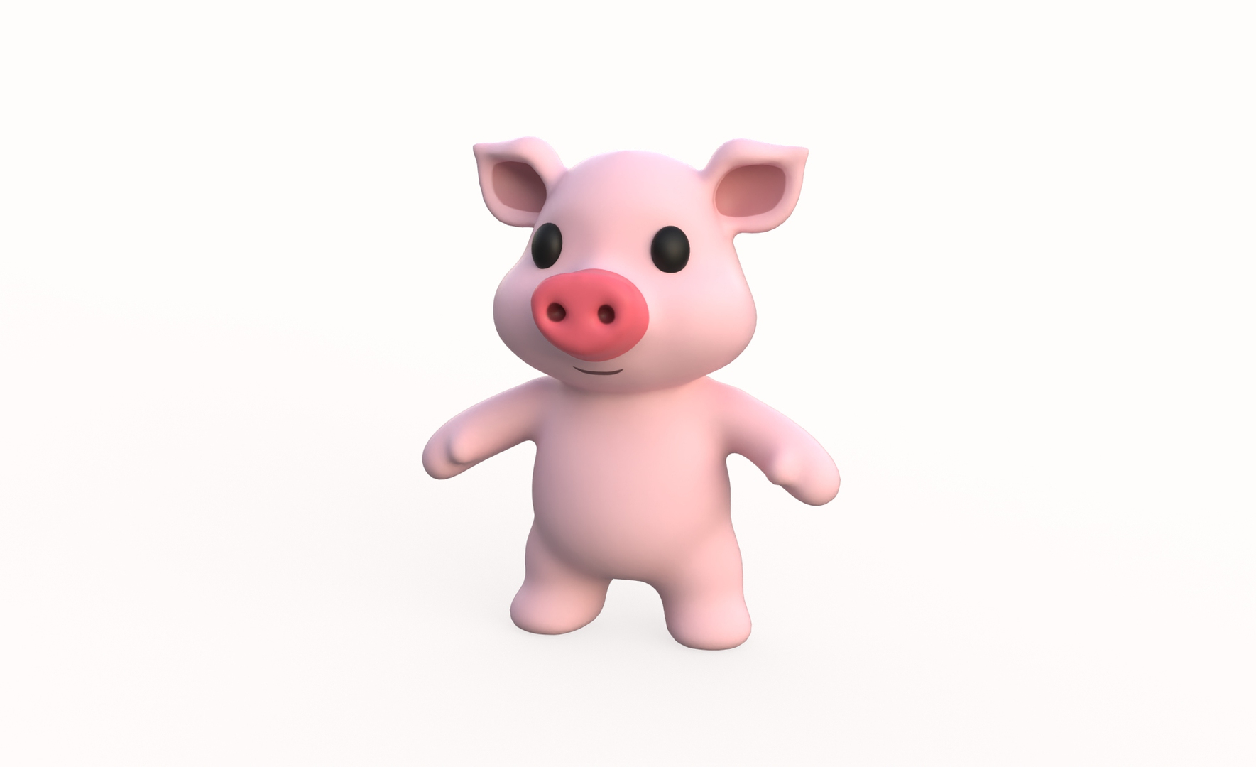 Little Animal Baby - Pig Cute - Animated Model - TurboSquid 2283500