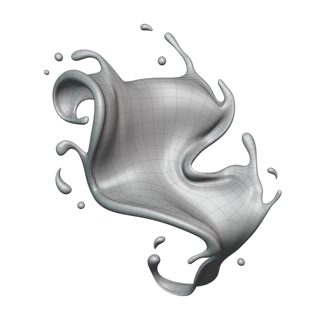Free Chocolate Splash Free 004 3D Model - TurboSquid 2272105