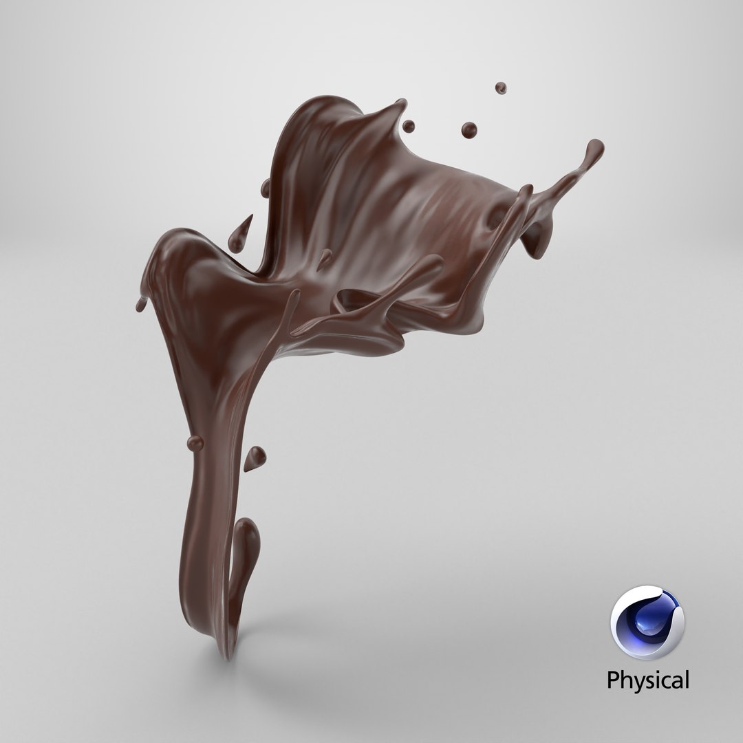 Free Chocolate Splash Free 004 3D Model - TurboSquid 2272105