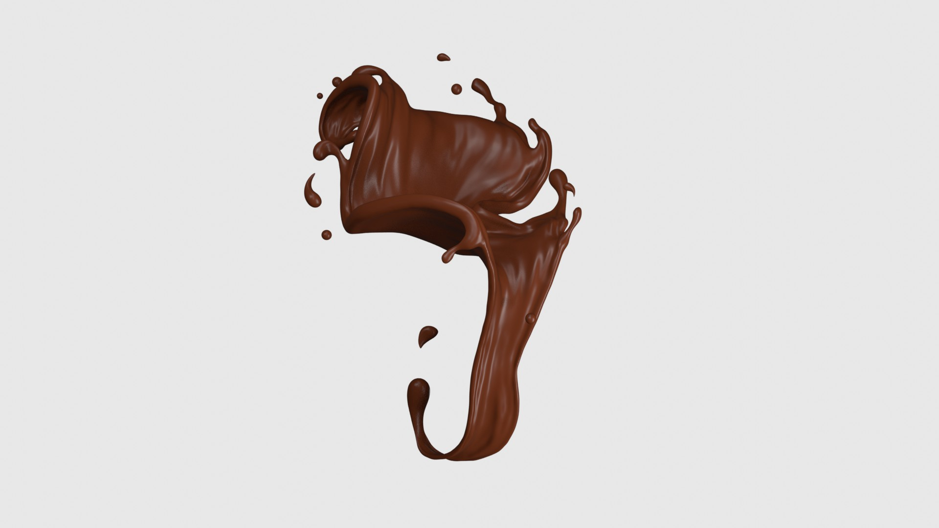 Free Chocolate Splash Free 004 3D Model - TurboSquid 2272105