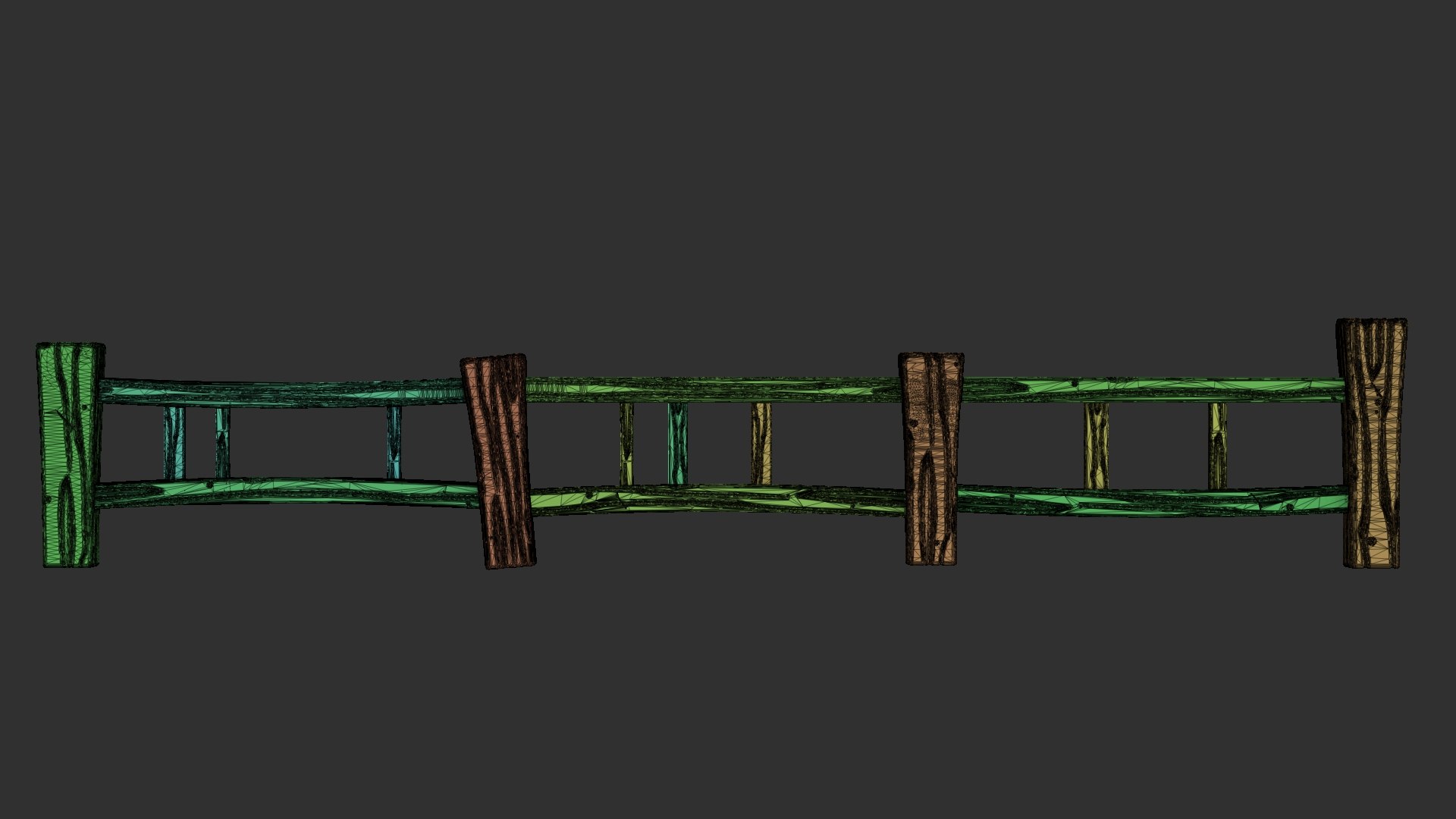 3D Stylized Fence Model - TurboSquid 1795602