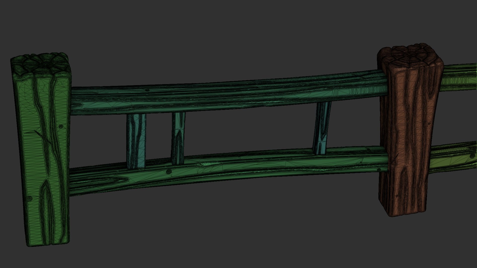 3D Stylized Fence Model - TurboSquid 1795602