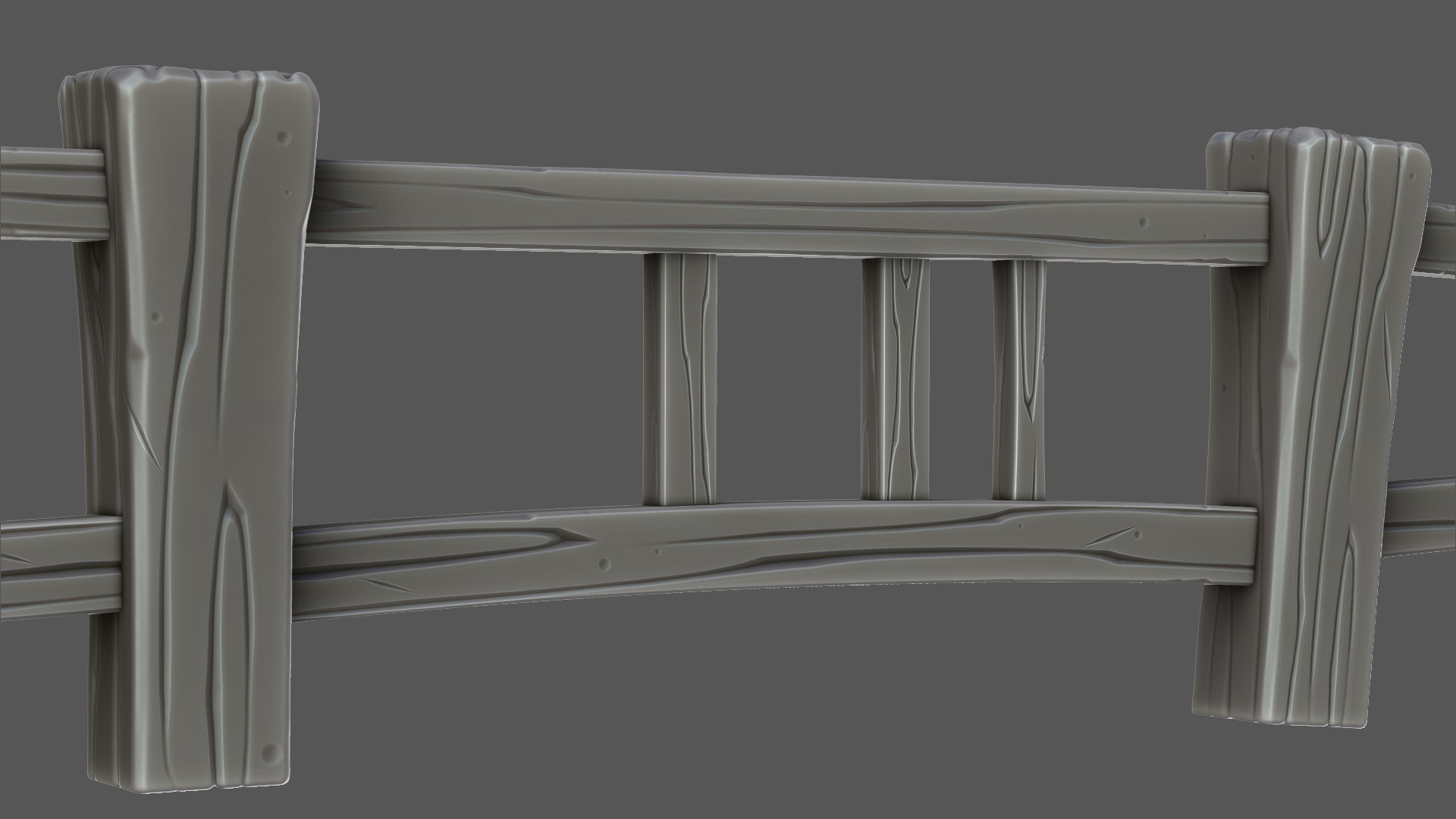 3D Stylized Fence Model - TurboSquid 1795602