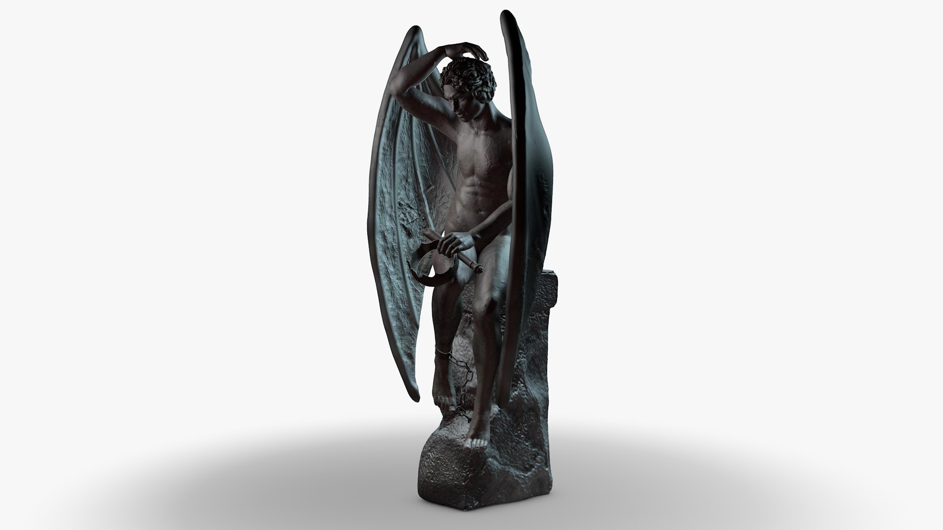 3D Lucifer Statue - TurboSquid 1929585