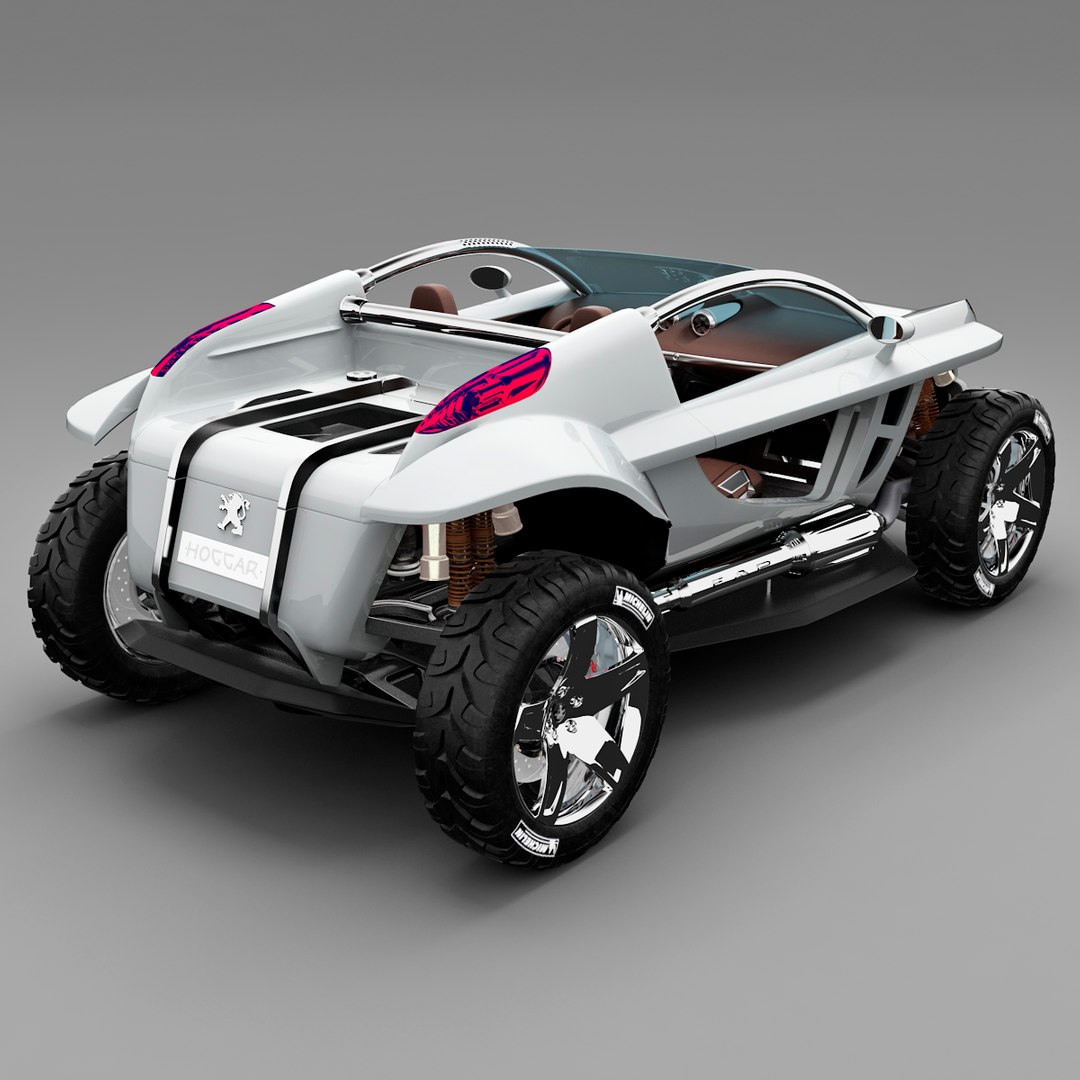 3dsmax Concept Car Peugeot Hoggar