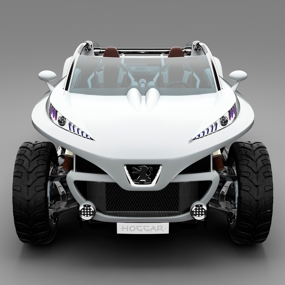 3dsmax Concept Car Peugeot Hoggar