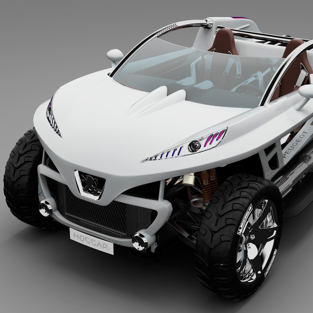 3dsmax Concept Car Peugeot Hoggar