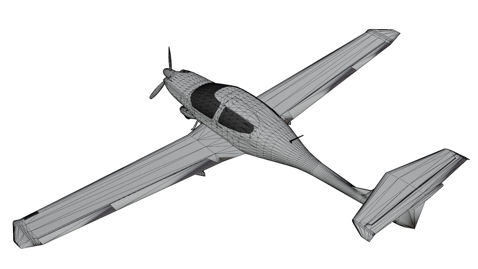 Diamond Da40 3D Model - TurboSquid 2240207