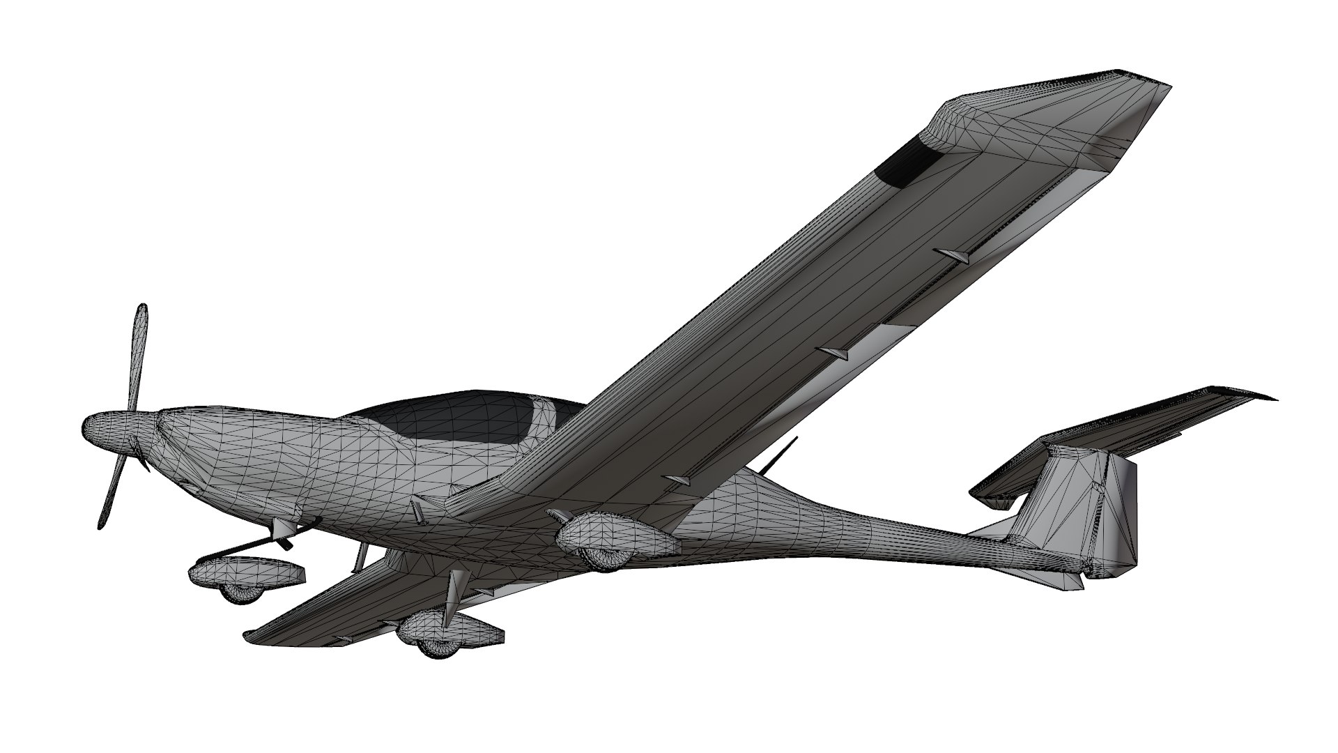 Diamond Da40 3D Model - TurboSquid 2240207