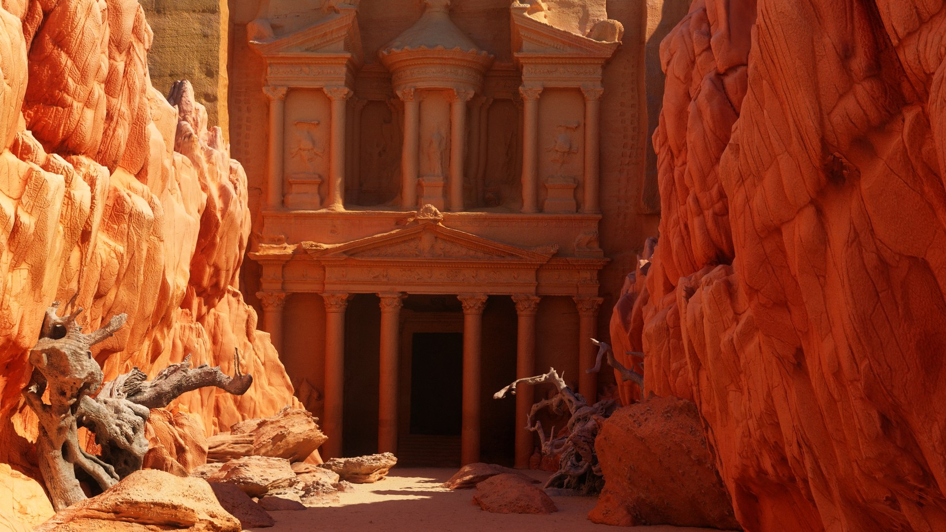 Petra Temple Canyon 3D model - TurboSquid 1926672
