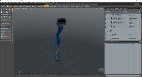 modelo 3d Maquinilla de afeitar Gillette Venus Original - TurboSquid ...