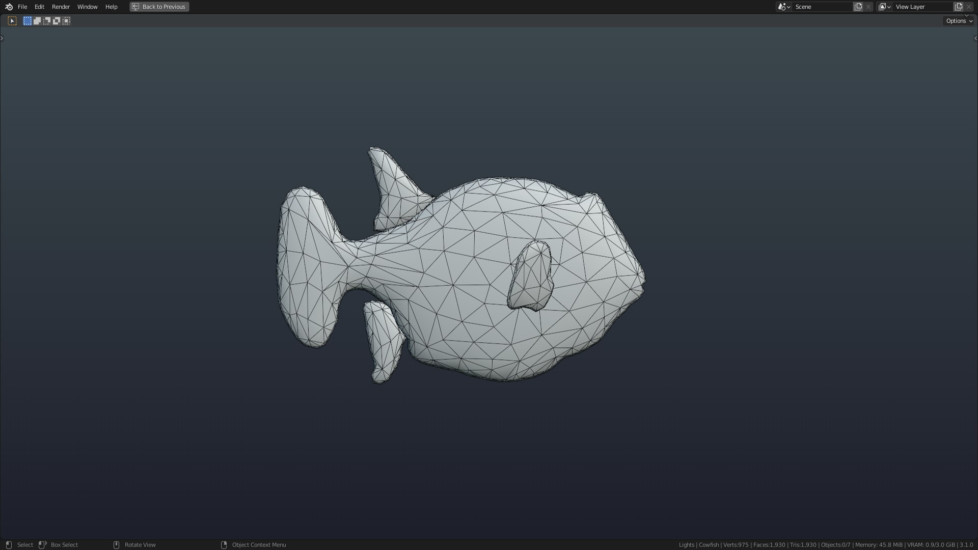 3D model Low Poly Cowfish Rigged With Realistic Texture - TurboSquid ...