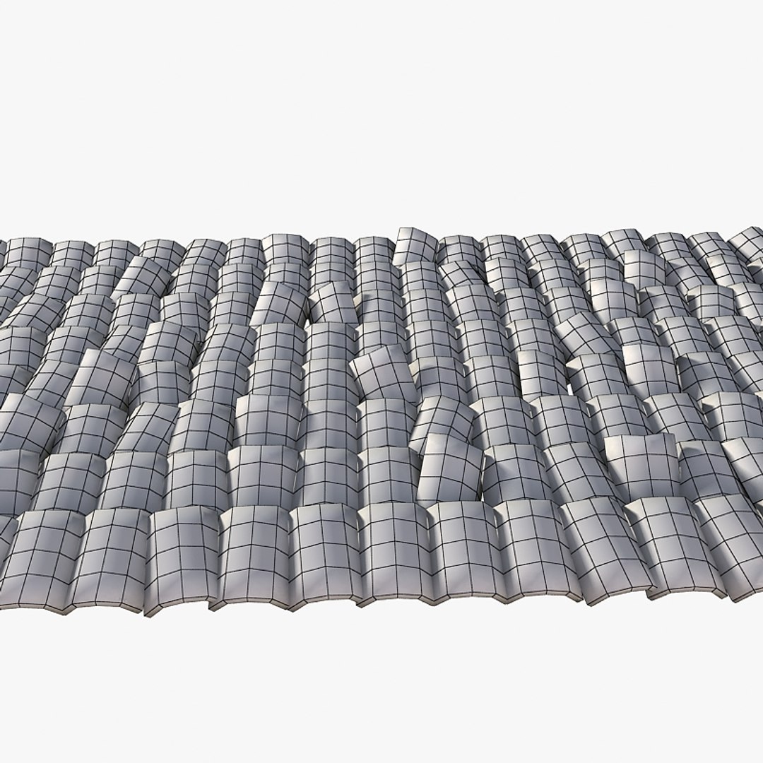 3dsmax Roof Tiles