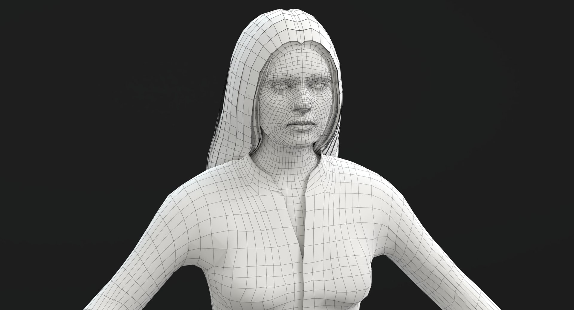 3D Female Ghost Model - TurboSquid 1406157