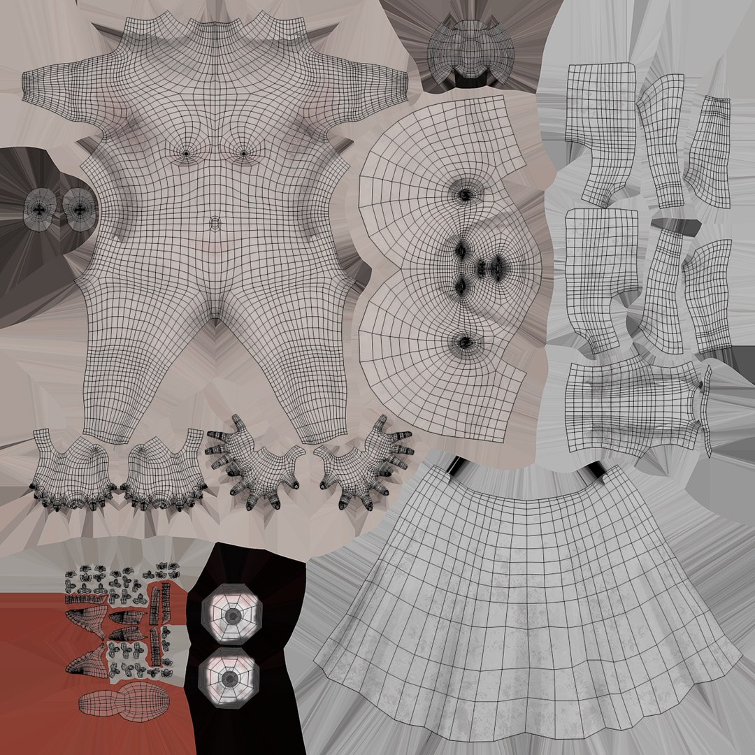 3D Female Ghost Model - TurboSquid 1406157