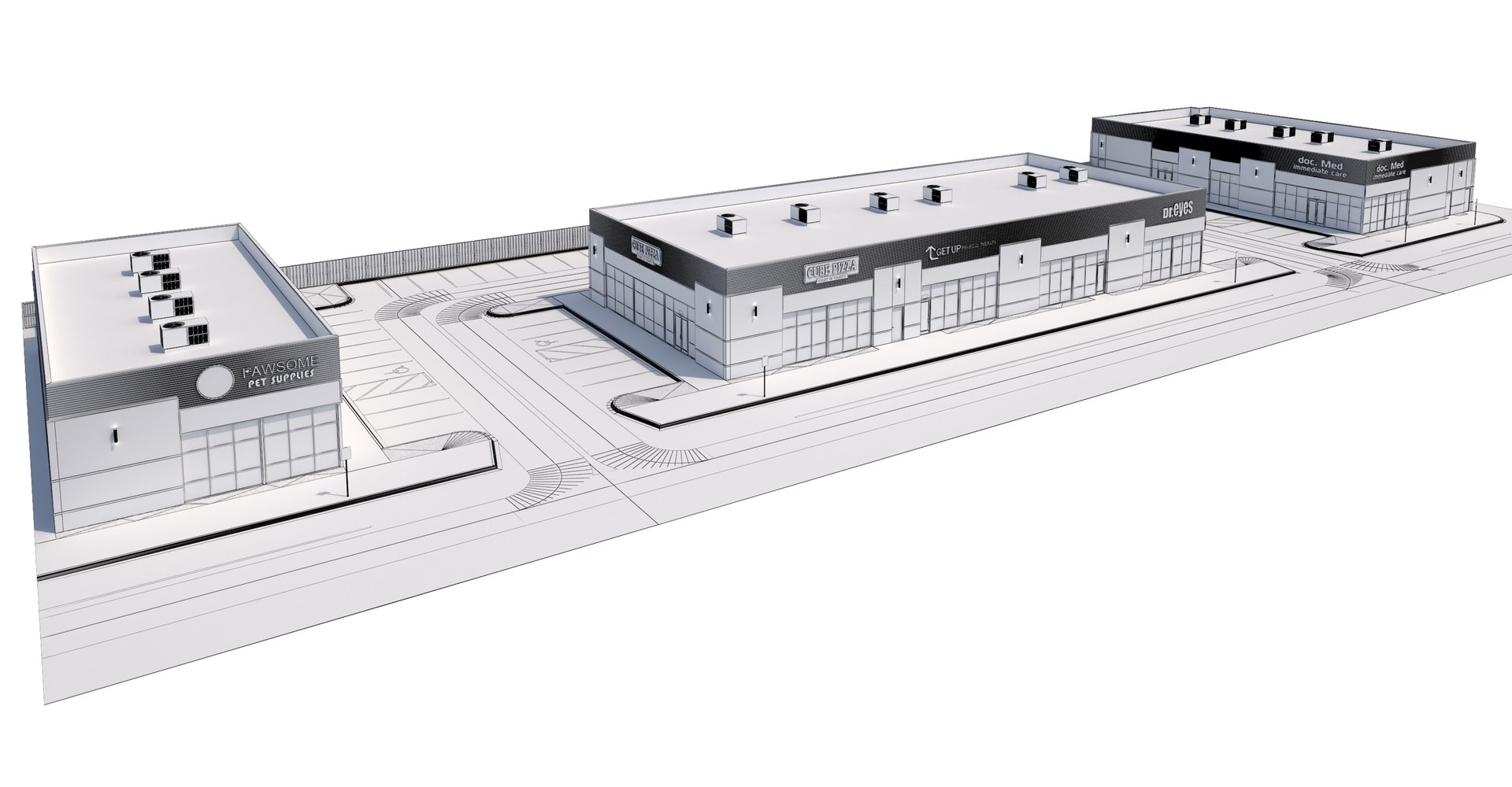 Retail store 3D model - TurboSquid 1671065