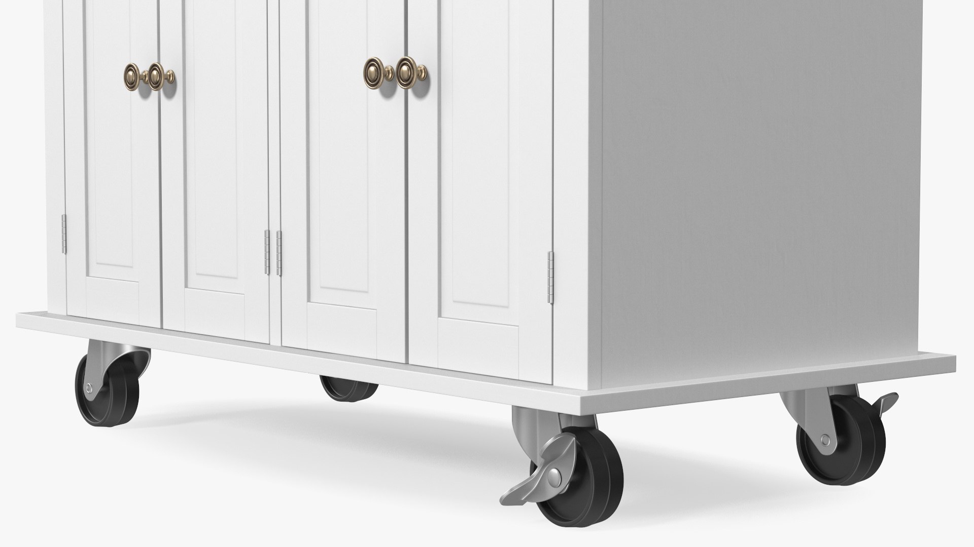 Movable Kitchen Cupboard White 3D model - TurboSquid 2140974