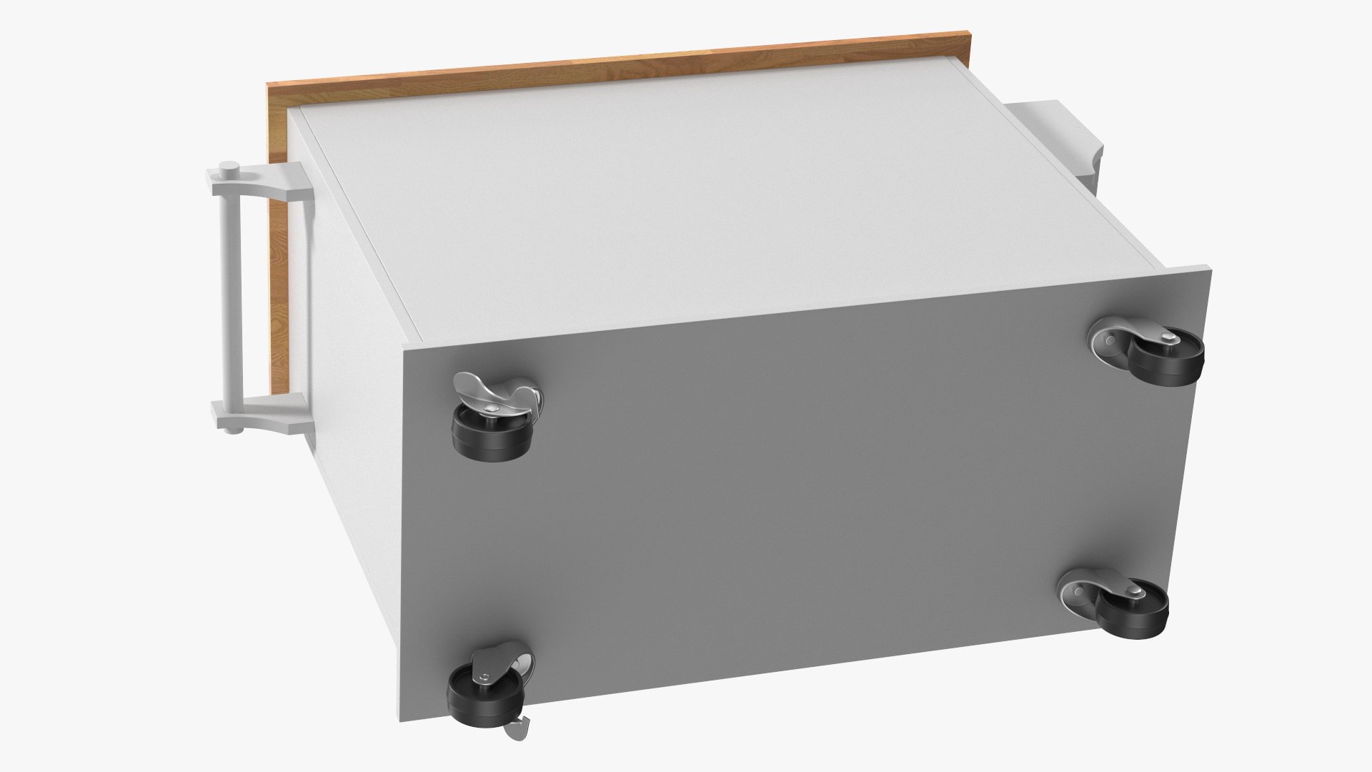 Movable Kitchen Cupboard White 3D model - TurboSquid 2140974