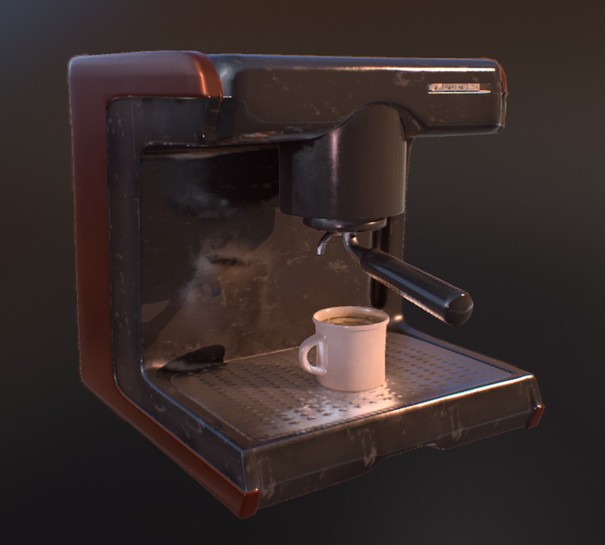 Coffee Machine 3D model - TurboSquid 1811860