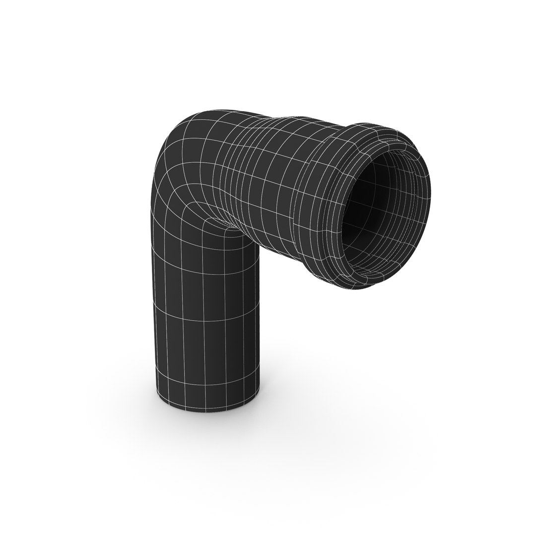 Green 90 Degree PVC Pipe 3D - TurboSquid 1926155