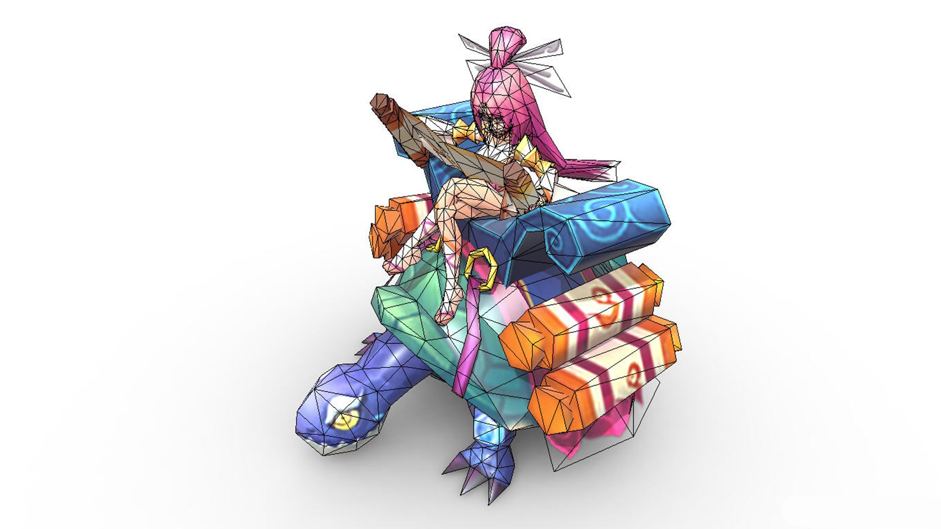 3D Turtle queen girl - TurboSquid 2087780