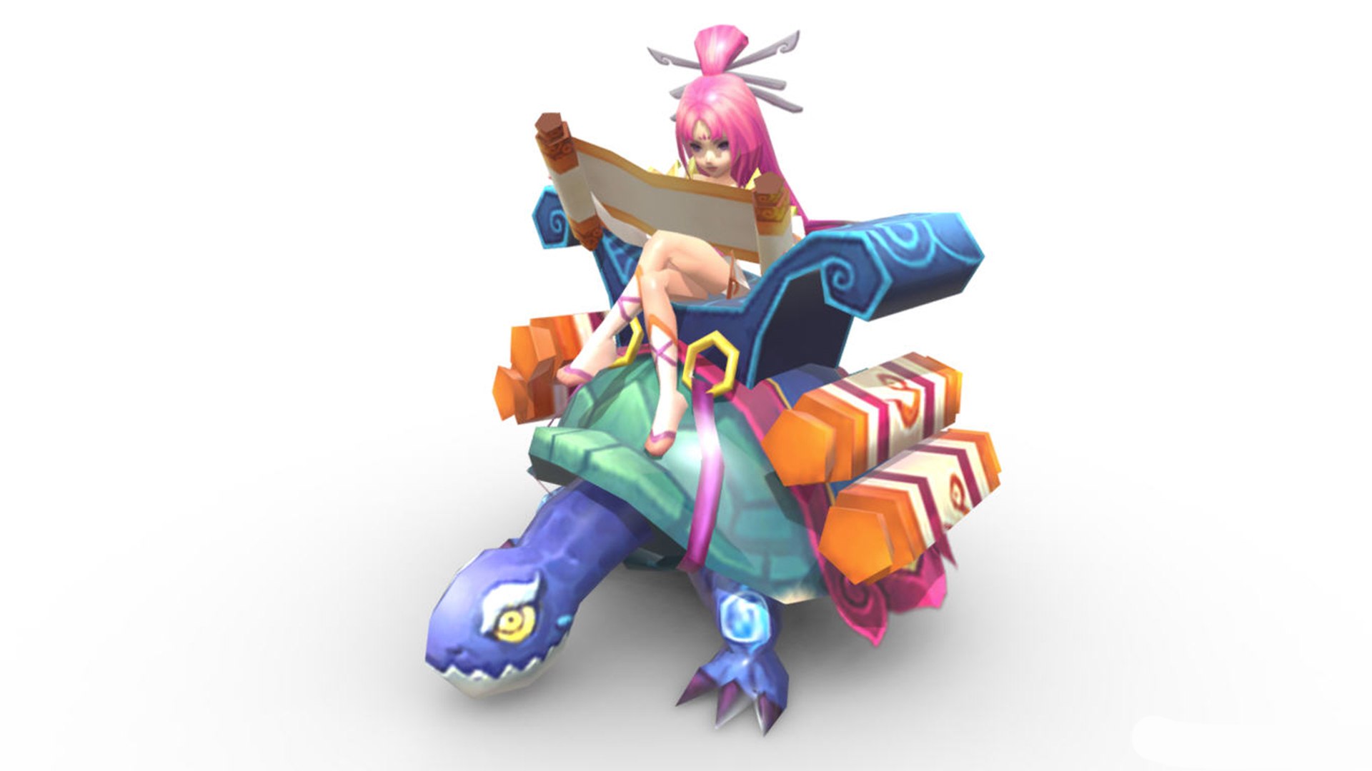 3D Turtle queen girl - TurboSquid 2087780