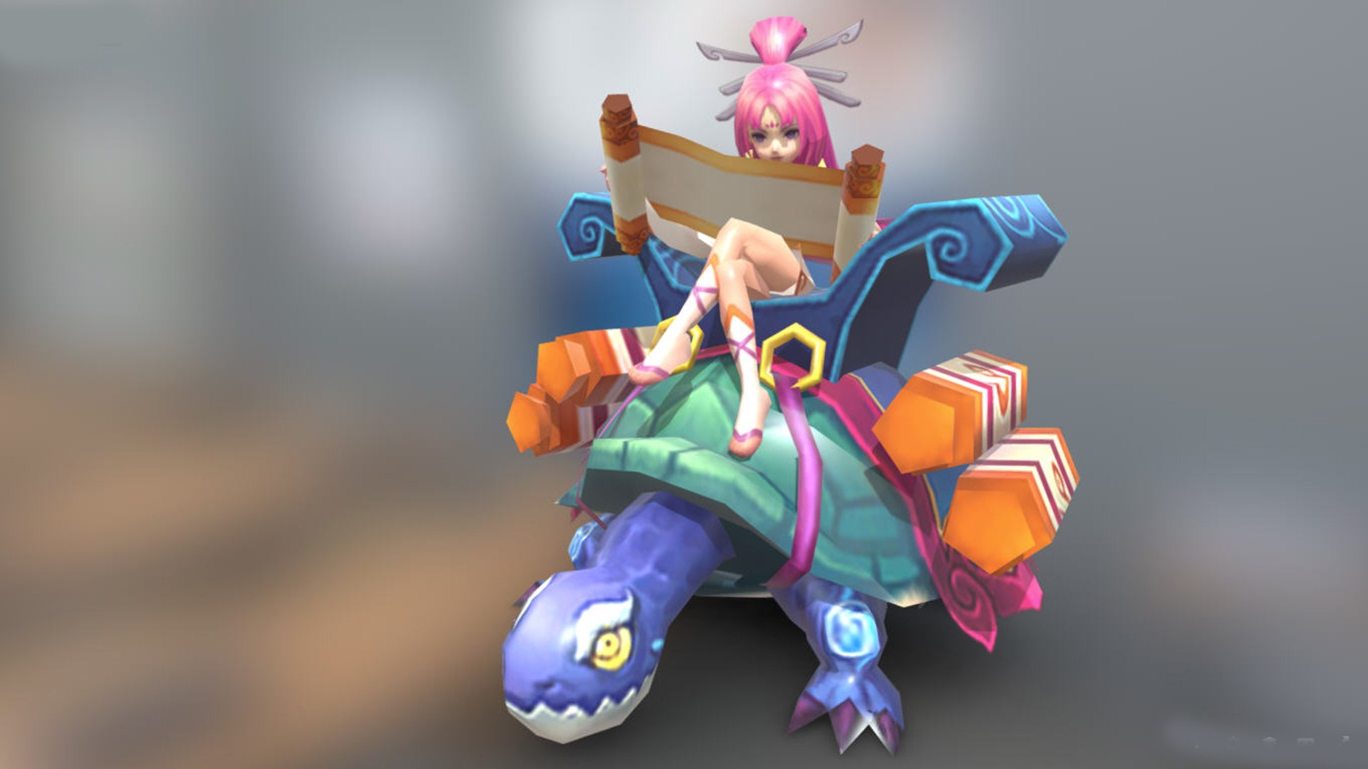 3D Turtle queen girl - TurboSquid 2087780