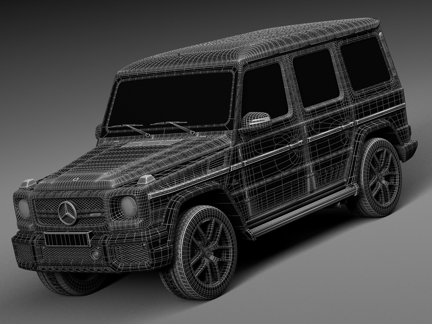 3d 2016 Mercedes-benz Amg Model