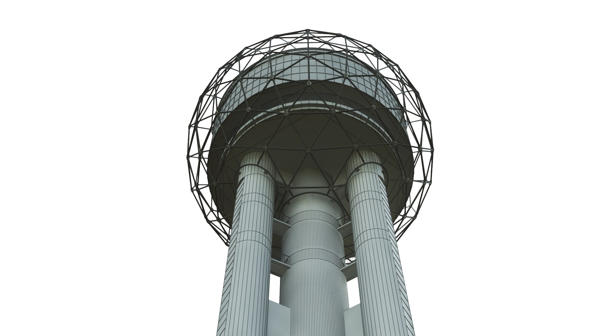 3D Reunion Tower - TurboSquid 1221306